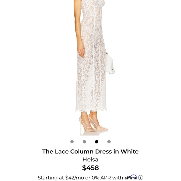 Helsa | Dresses | Helsa Elegant Lace Wedding Dress In White | Poshmark